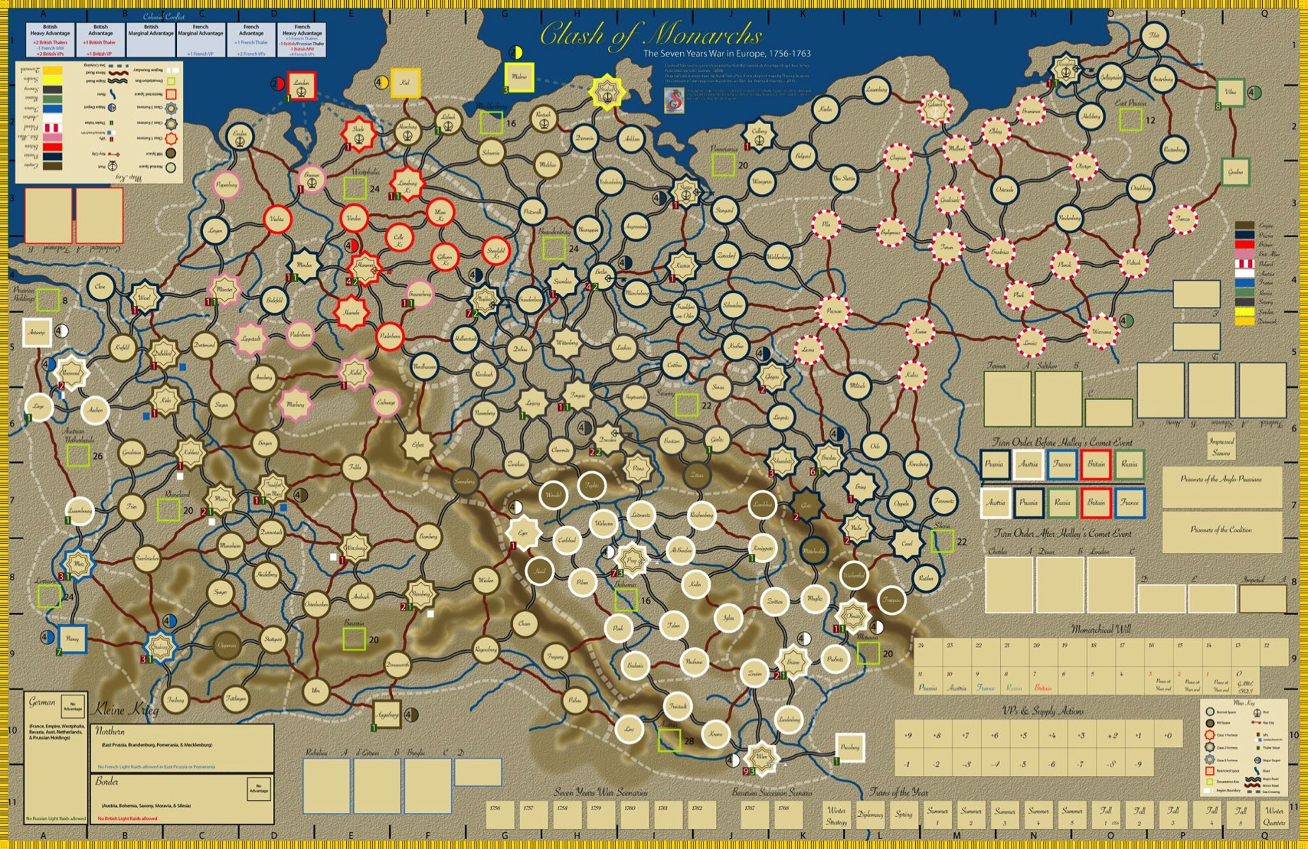 Clash of Monarchs map